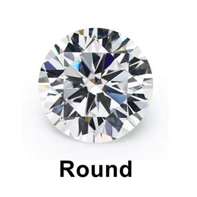 Cina Anello ovale di moissanite Gemma sintetica rotonda Taglio brillante Charles VVS Mossanite sciolta Anelli di moissanite diamante 1 carato in vendita