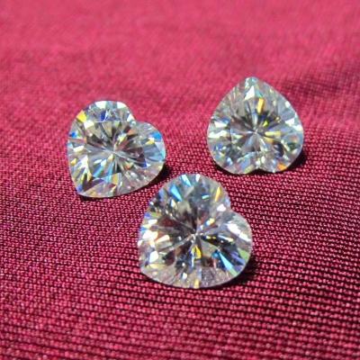 Cina anello di moissanite a forma di pera Custom GRA VVS Mossanite Clarity Loose Moissanite Diamonds Moissanite gemme Stones in vendita