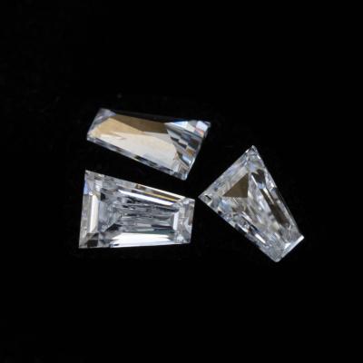 China Moissanite solitaire ring Groothandel Mossanite Gem Conical Baguette Cut Charles VVS Loose Moissanite Diamant edelsteen Te koop