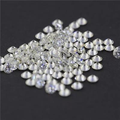 Cina Pietra preziosa di forma ovale 2-10ct Bianca rotonda tagliata libera Moissanite per anelli di fidanzamento in vendita