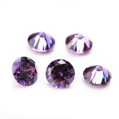Cina 5A Qualità pietre preziose sciolte Colori Zircone Diamanti Taglio rotondo 1.75mm 2.25mm Sintetico 5ct Per anello di moissanite in vendita
