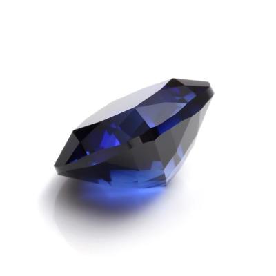 Cina Unico Moissanite Sapphire Stone Cushion Cut 34# Blu Corindone Pietra preziosa libera per la realizzazione di gioielli in vendita