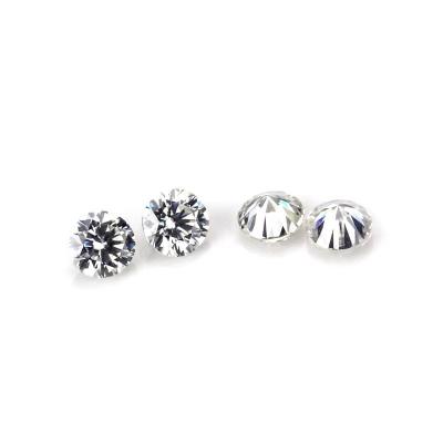 China groothandel losse kleine Moissanite Ronde snij 0,8mm- 3mm Wit D moissanite diamant VVS1 per karaat voor Hip Hop sieraden Te koop