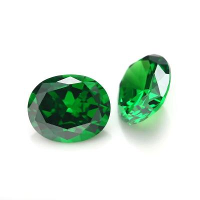 Cina orecchini di moissanite gemme rosa peridoto granato giallo cz pietre forma ovale 12x10mm zirconia cubica sintetica per anello in vendita