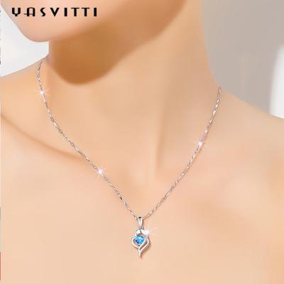 Cina Cuore Sterling Silver Jewelry Necklaces in vendita