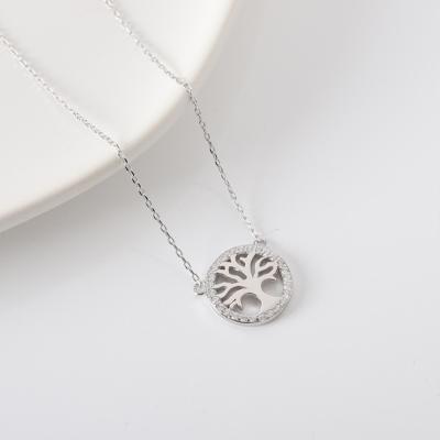 Cina Durata dell'albero Sterling Silver Jewelry Necklaces in vendita