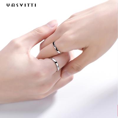 Cina Sun di 2gram 0.07oz e zircone Sterling Silver Ring semplice degli anelli 3A della luna in vendita
