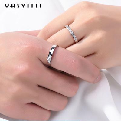 China 0.074oz 0.8ft 925 Sterling Silver Rings 5A Sterling Silver Engagement Ring Te koop