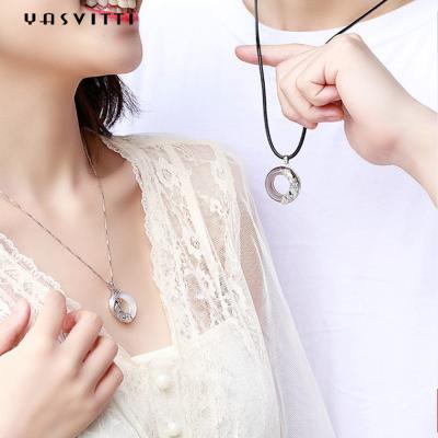 Cina SGS a catena di 22in 1.62g Dragon Phoenix Necklace Fiancé 925 Sterling Silver Pendants in vendita
