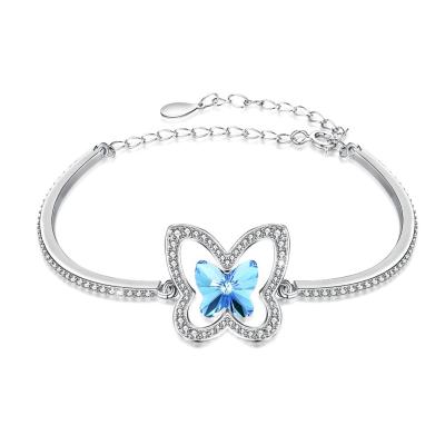 Cina Farfalla Sterling Silver Slider Bracelets in vendita