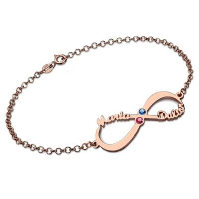 China 1.76in 5 van de Armbandenbirthstone 5A CZ van de Gramdouane de Zilveren Armband van de de Naambrief Te koop