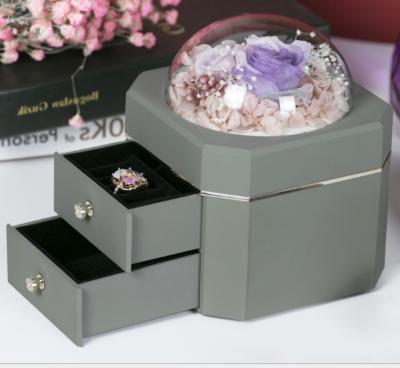 Cina L'OEM ha riciclato la plastica 115×115×110mm del contenitore di regalo dei gioielli 0.406kg in vendita
