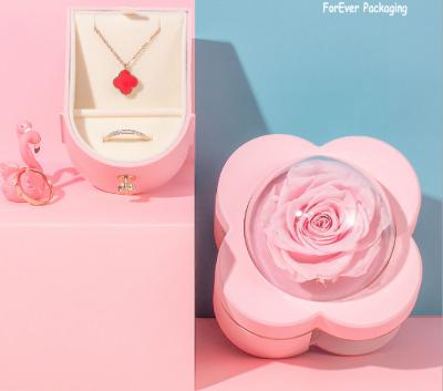 Cina Regalo che imballa Rose Jewellery Ring Box rossa 3,2 once 5