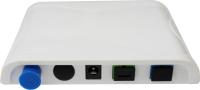 China White PP Housing FTTH Mini WDM Optical Receiver D21 72dBuV Output 12V DC for sale