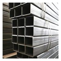 China Black Galvanized Square Tubes Shs Rectangular Rhs Galvanized Pipe for sale