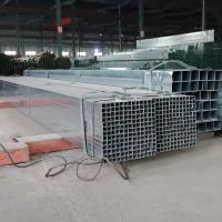 China Telescoping Perforated Galvanized Square Tubes Plain Rectangular Box Section Building Material for sale