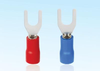 China Cheap price copper electrical insulated spade Insulated Wire Termi SV TU-JTK hot selling popular item red blue color PVC for sale