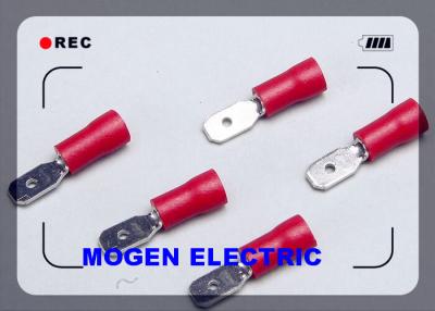 China MDD Type Red Male 	Electrical Quick Disconnect Terminal Brass Body Insulator PVC Durable for sale