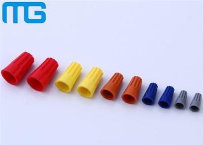 China Multiple Types Screw On Insulated Wire Connectors PVC Steel Plated Zn for sale