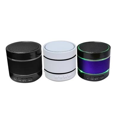 China Mobile Mini Rechargeable Bluetooth Speaker Black With Microphone for sale
