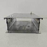 China Indoor Solid Bottom Type Cable Tray With Custom Length And Galvanized Finish for sale