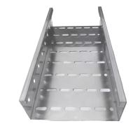 China Galvanized Cable Tray with Solid&perforated Bottom for Wall-mounted and Floor-mounted Installation for sale