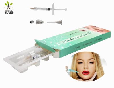 China hyaluronic acid lip filler for lips and facelifts 2ml cross linked deep for sale