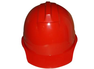 中国 ヘッド保護建築者の安全ヘルメットの赤い色の独特な出現の設計 販売のため