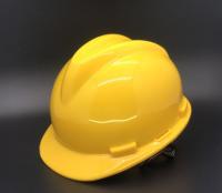 China High Strength Construction Safety Helmets , Yellow Construction Helmet for sale