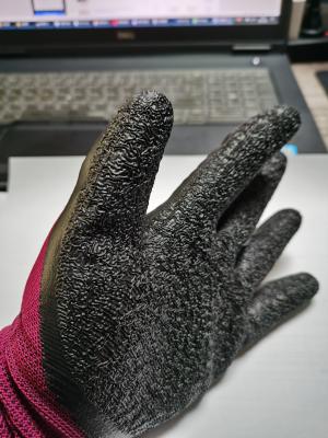 Cina La palma di lavoro del lattice della protezione EN388 4131 unisex ha ricoperto i guanti 56 grammi in vendita