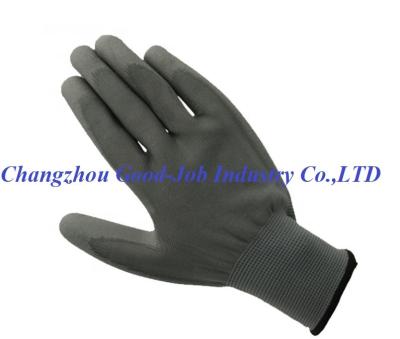 China EN388 CER 3121 Autoreparatur-PU beschichtete gestrickte Nylonhandschuhe zu verkaufen