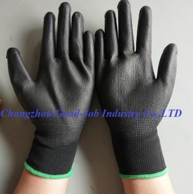 China EN388 CER 3121 Autoreparatur-PU beschichtete gestrickte Nylonhandschuhe zu verkaufen