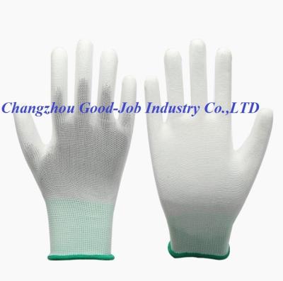 China EN388 CER 3121 Autoreparatur-PU beschichtete gestrickte Nylonhandschuhe zu verkaufen