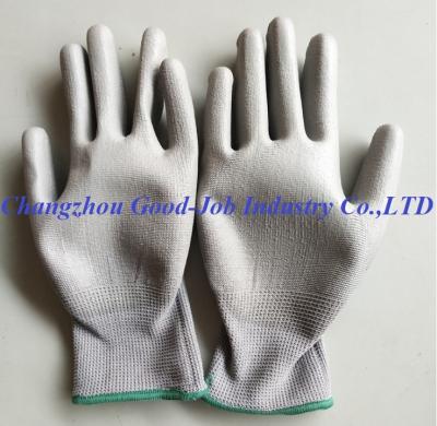 China EN388 CER 3121 Autoreparatur-PU beschichtete gestrickte Nylonhandschuhe zu verkaufen