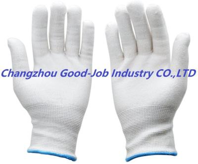 China Weiße HPPE EN388 4343DP 13G unbeschichtete geschnittene Antihandschuhe der Lebensmittelindustrie- for sale