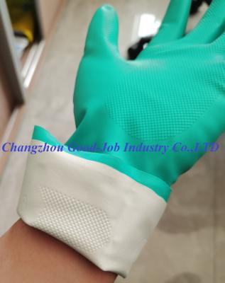 China 15mil van de de Punctuurweerstand van 13 Duimoilproof de Alkali Bestand Handschoenen Te koop