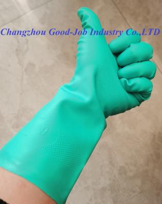 China 15mil van de de Punctuurweerstand van 13 Duimoilproof de Alkali Bestand Handschoenen Te koop