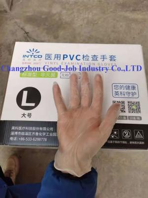 Cina Guanti sintetici eliminabili dell'esame del vinile del PVC di ASTM D5250 in vendita