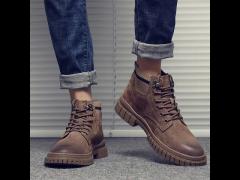 KHAKI Herramientas de cuero de cerdo Verknüpfen Sie bequeme Sportschuhe mit Stil Stiefel Martin
