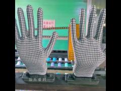 Polyester-Zwischenlagen-PU-Garten-Arbeits-Handschuhe blühen Drucken für Frauen