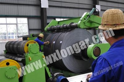China Metal Material Slitter Rewinder, Automatic Slitting Line For Steel for sale