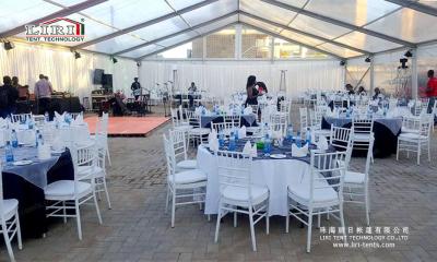 China 500 people transparent marquee tent for outdoor party venue with luxury decoration for sale