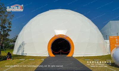 China unique and attractive 25m geodesic circus tent for the outdoor cinema venue from China for sale