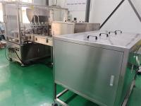 China Automatic Gel Filling and Capping Machine 80-120 PPM Servo Ceramic Pump with Foam Recycling for sale
