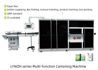 China Multi-Functional Automatic Cartoning Machine 180 BPM GMP Compliant Quick Changeover Design for sale