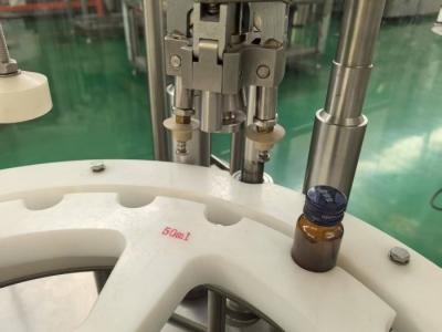 China Pharma Liquid Filling Machine For 30-500ml Volume Disinfect Plastic Or Glass Vials Bottles With GMP for sale