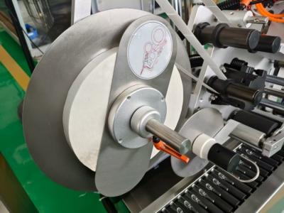 China High-Speed Cosmetic Labeling Machine - Fully Automatic Sticker Labeling for 1-20ml Glass or Plastic Bottles with Taping and Printing Features for sale