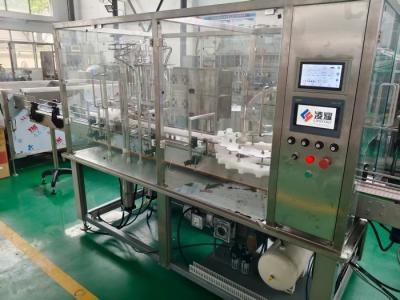 China Pesticide Filling Machine for 500-1500ml Plastic/Glass Bottles with No-Bottle No-Fill, No-Cap, No-Stop, Drip Protection, Automatic Alarm, and Shutdown Features for sale