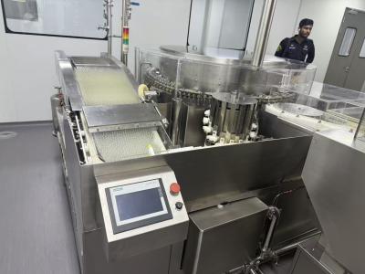 China ≤1% Whole-Line Breakage Rate 5ml Ampoule Washing Sterilizing Filling Sealing Line, 40000 pcs/h HMI Line Control AGF-10S for sale
