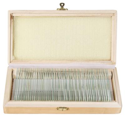 中国 動物学によって準備された顕微鏡のスライドの箱セットの50pcsはおもちゃのためにHomeschoolの教授を使用しました 販売のため